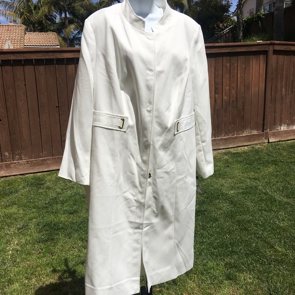 Dresses | John Meyer Collection All White Dress Jacket Set | Poshmark